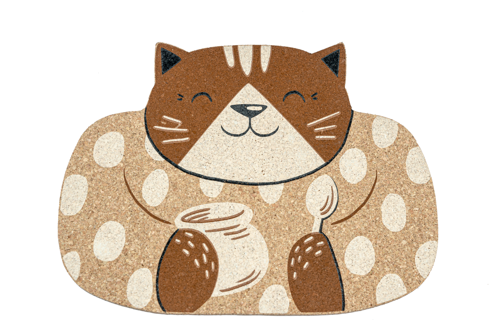 Korkové prestieranie MAČIČKA | Slovenský výrobok | KORKII